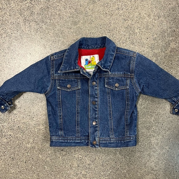 Sesame Street | Jackets & Coats | Vintage Sesame Street Fleece Lined ...